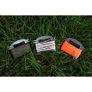 SGT KNOTS Rope Winder - Lightweight and Easy to Use Chord Storage Device for Paracord, Twine, Mason Line & Other (6" - 10 Pack, Gray)