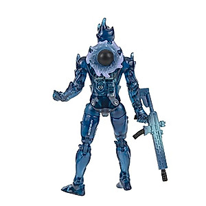 FORTNITE Zero (Master Grade) - 4-Inch Articulated Light Up Figure with Harvesting Tool, Back Bling, and Weapons
