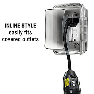 GFCI Cord Replacement for Hot Tub, Spa & Pool - 120V/15A Inline Style