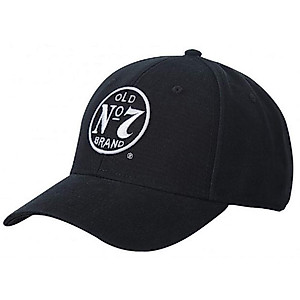 Jack Daniel's Unisex Daniel's No.7 Embroidered Ball Cap Black One Size