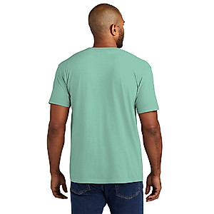 Comfort Colors Men's Adult Short Sleeve Pocket Tee, Style 6030 (Large, Chalky Mint)