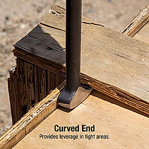 SUNEX TOOLS 9804 Rolling Head Pry Bar Set, 6-Inch - 20-Inch, 4-Piece