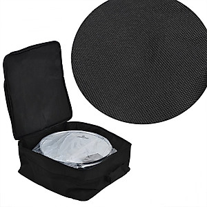 MoonEmbassy Snare Drum Bag for 13" 14" 15" roof Waterp Oxford Thickening Backpack Instrument Case with Pocket