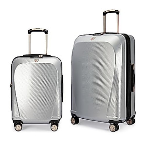 GinzaTravel Luggage Expandable 3 Piece Sets Rare Color PC+ABS Suitcase Set with Smooth wheels and TSA lock…