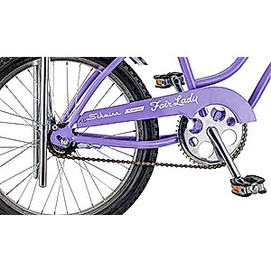 Schwinn Fair Lady Cruiser Bike, 20-Inch Wheels, Purple