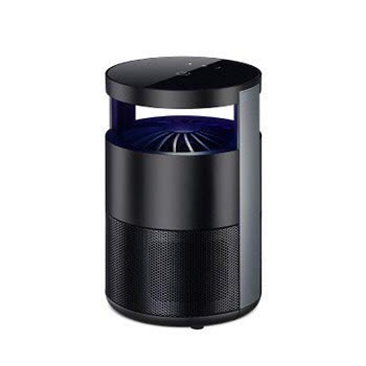 Indoor Insect Trap - Catcher & Killer for Gnat, Mosquito, Fruit Flies - Catch Insects Indoors with Suction and Light - Non-Zapper (Black)