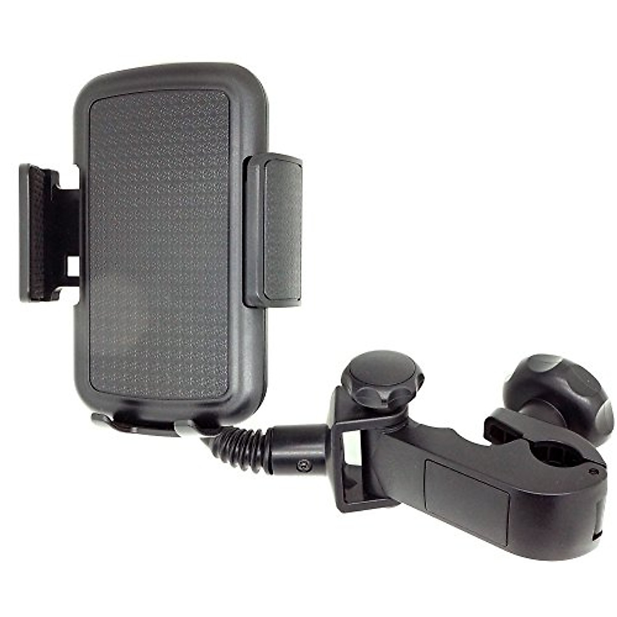 AccessoryBasics Music Mic Microphone Stand Smartphone Mount w/Multi Angle 360° Swivel Adjust Holder for Apple iPhone 14 13 12 11 MAX Pro Samsung Galaxy S23 S22 S21 Flip Google Pixel XL phones