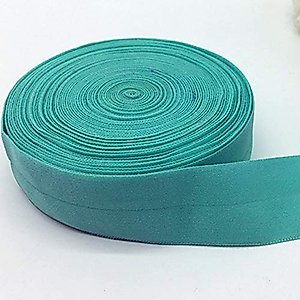 SELCRAFT 5yards/Lot 1" (25mm) Elastic Band Multicolor Fold Over Spandex Elastic Ribbon for Sewing Lace Trim Waist Band Garment Accessory num.14