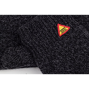 Öjbro Swedish made 100% Merino Wool Soft Thick & Extremely Warm Mittens (as Featured by the Raynauds Assn) (Medium, Karg Rörö)