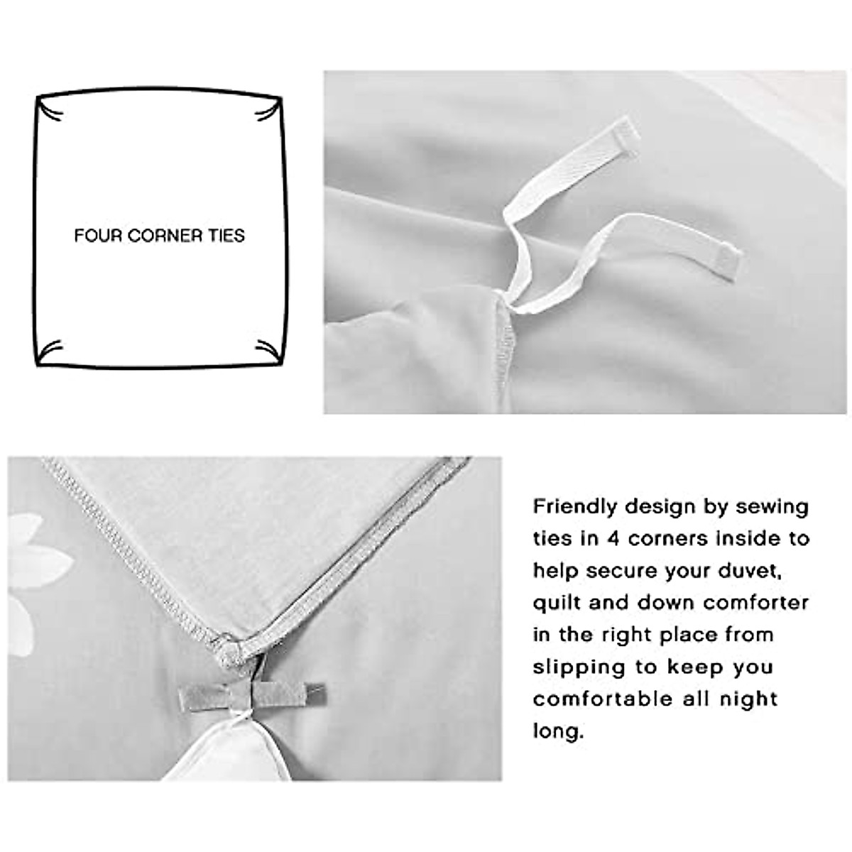 Amazon Brand – Pinzon Cotton Duvet Cover Set,100% Cotton Waffle Weave Duvet Cover Set,3 Pieces Textured Stripe Bedding Set for All Season - Light Blue King