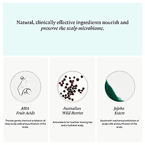 Nutrafol Exfoliating Scalp Mask | Eliminates Product Build-up and Oil for Healthier Hair I Physician-formulated for Thin & Thinning Hair I Color and Extension Safe I 4 FL OZ