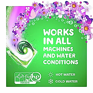 Gain flings! Liquid Laundry Detergent Pacs, Moonlight Breeze, 42 Count