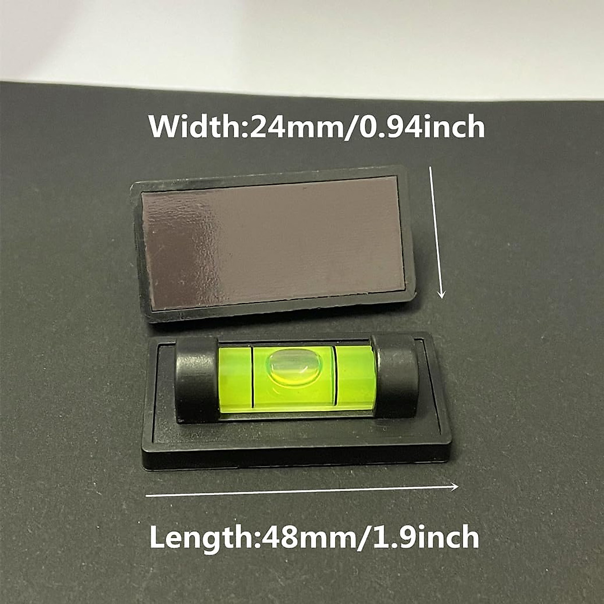 WOYISEPG 4Pcs Magnetic Bubble Spirit Level RV Standard Levels Magnet RV Levelers Tool for RV Camper, Travel Trailer, Motorhome, Tripod, Turntable, Phonograph (Set-A)