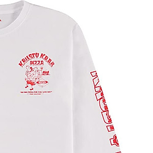 Mens Spongebob Squarepants Shirt - Spongebob, Patrick & Krusty Krab Long Sleeve Tee (Krabby White, X-Large)