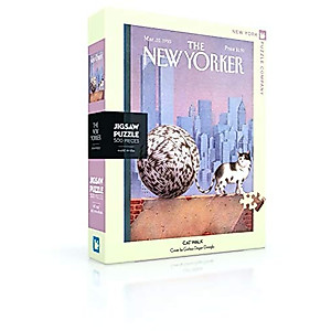 New York Puzzle Company - New Yorker Cat Walk - 500 Piece Jigsaw Puzzle