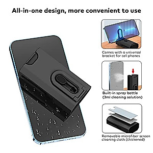 8 in 1 Electronic Cleaning kit - Keyboard Cleaner, Keyboard Cleaning Kit, Laptop Cleaner, Laptop Cleaning Kit, Electronic Cleaner Kit for Airpods Pro/Laptop/Phone(Give Away a Flannel Cloth) Black