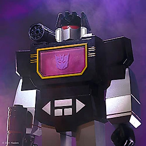 Super7 Super Cyborg Transformers Soundwave Soundblaster - 11" Transformers Action Figure with Accessories Classic Cartoon Collectibles and Retro Toys