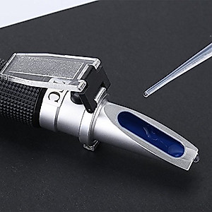 GLOGLOW Beekeeper Refractometer Portable High Measuring Range Honey Tester Sugar Water Content Measurement 58-90% Beekeeping Honey Concentration Meter
