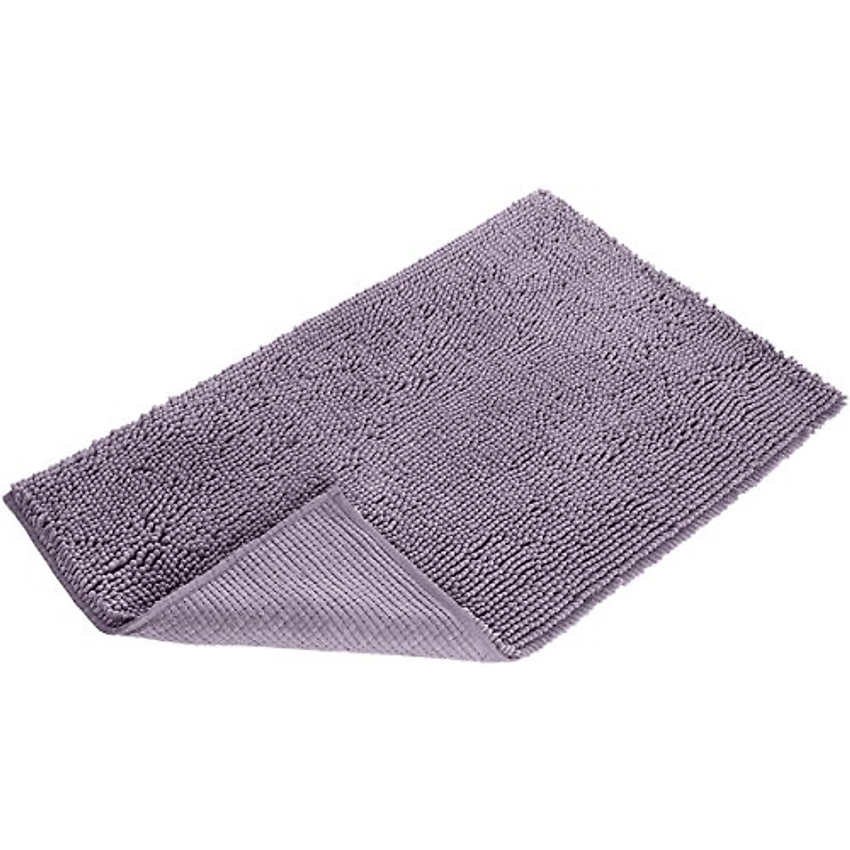 Amazon Basics Non-Slip Microfiber Shag Bathroom Rug Mat, 21" x 34", Lavender