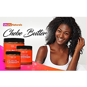 Uhuru Naturals Chebe Hair Butter (8oz) - A Whipped Butter With Authentic Chebe For Those That Are Not Able To Use Chebe The Traditional Way