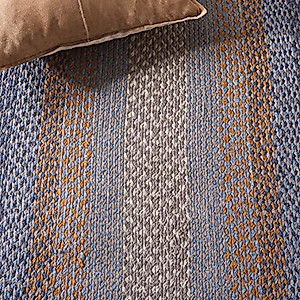 Safavieh Braided Collection Accent Rug - 4' x 6', Grey & Brown, Handmade Country Cottage Jute Reversible, Ideal for High Traffic Areas in Entryway, Living Room, Bedroom (BRD652F)