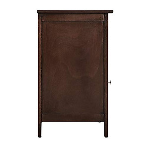 Glory Furniture 1 Drawer /1 Door Nightstand, Cappuccino