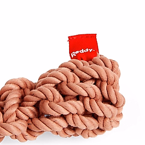 Reddy Copper Macrame Ring Dog Toy, Medium