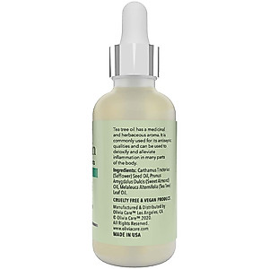 Olivia Care Flawless Essential Facial Oil 100% Natural. Nourishing, Plump, Reviving, Hydrating, Calming & Soothing. Stabilize & Retain Moisture (Tea Tree)