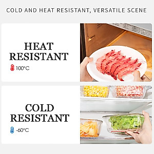 RONYOUNG 300PCS Plastic Bowl Covers Elastic Disposable Bowl Covers for Food Storage, Stretch Covers for Bowls, Fresh Keeping Bags Stretch Lids Kitchen Wrap Seal Bags for Cover Food