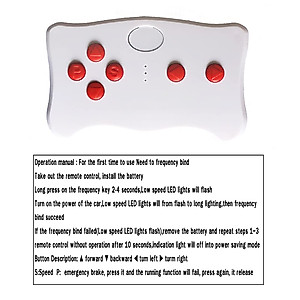 12 Volt Weelye RX18,RX43,RX23 CE 2.4G Bluetooth Receiver Control Box Conversion Kit for Power Wheels Ride on Car,Wellye Remote Speed Controller Kit Transmitter Circuit Board for Kids Replacement Parts