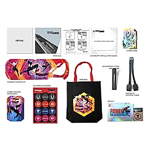 ZOTAC Gaming GeForce RTX 4070 AMP AIRO Spider-Man: Across The Spider-Verse Inspired Graphics Card Bundle, ZT-D40700F-10SMP