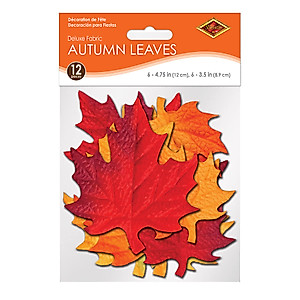 Deluxe Fabric Autumn Leaves Cutouts