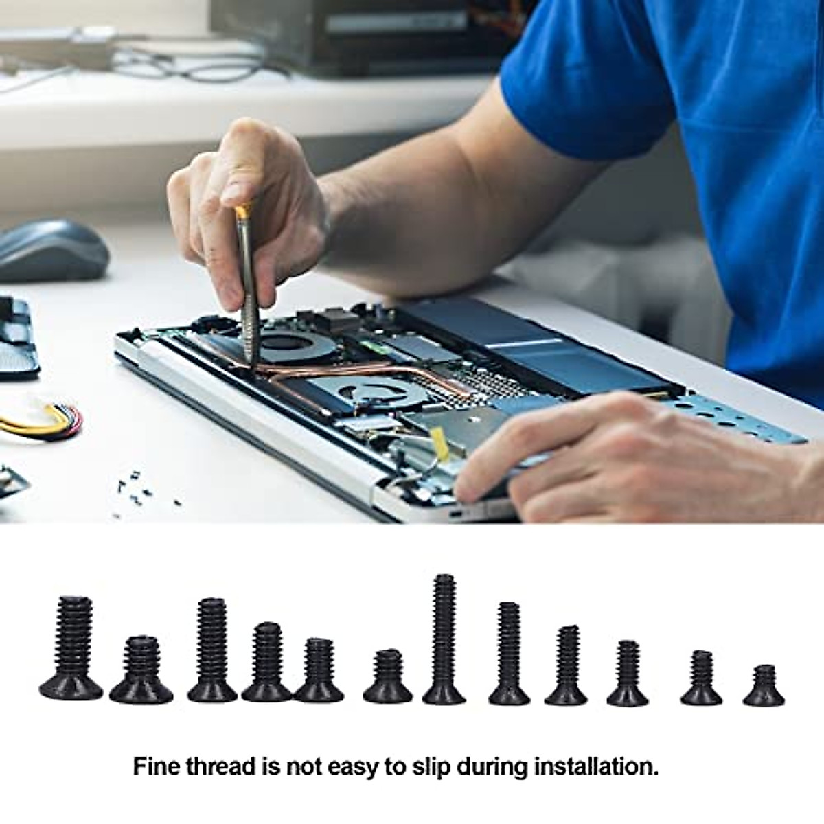 Electronics Repair Screws, 600 Different Sizes of Standard Computer Screws for Electronics