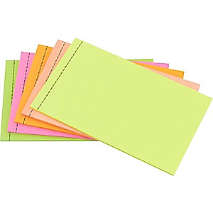 4A Sticky Full Adhesive Notes,5 1/3 x 3 Inches,20 Sheets/Color,5 Colors/Pack,Self-Stick Notes,100 Sheets Total,4A 305 Full Glue