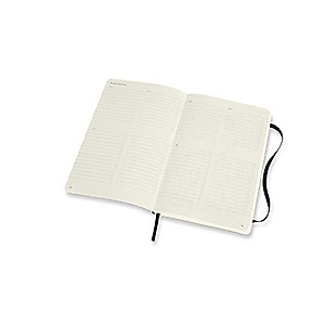 Moleskine PRO Notebook, Soft Cover, Large (5" x 8.25") Professional Project Planning, Black, 192 Pages