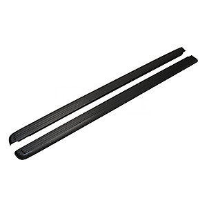 Westin 72-01151 Molded Truck Bed Rail Caps Ribbed with Stake Holes fits 1999-2007 Silverado Sierra 1500 2500 (2007 Classic only)(6'6" bed) Textured Black 1 Pair