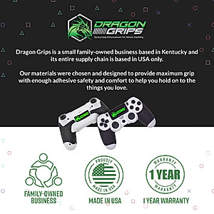 PS4 Controller Grip, 24 Pcs Black Textured Non-Slip Rubber PS4 Controller Grips Stickers, Perfectly Fit to Any Handles, Trigger Buttons & D-pad, Sweat Resistant to Enhance Gaming Control, 2pk