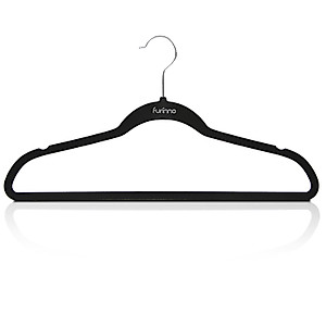 FURINNO Suit Hanger, Pack of 50, Black