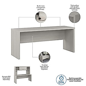 Bush Business Furniture Echo Computer Desk, Gray Sand