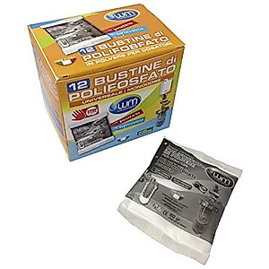 WK wkbust bust Pack of 12 food grade polyphosphate sachets | Made in Italy, 12 bustine, 1 Kg, count