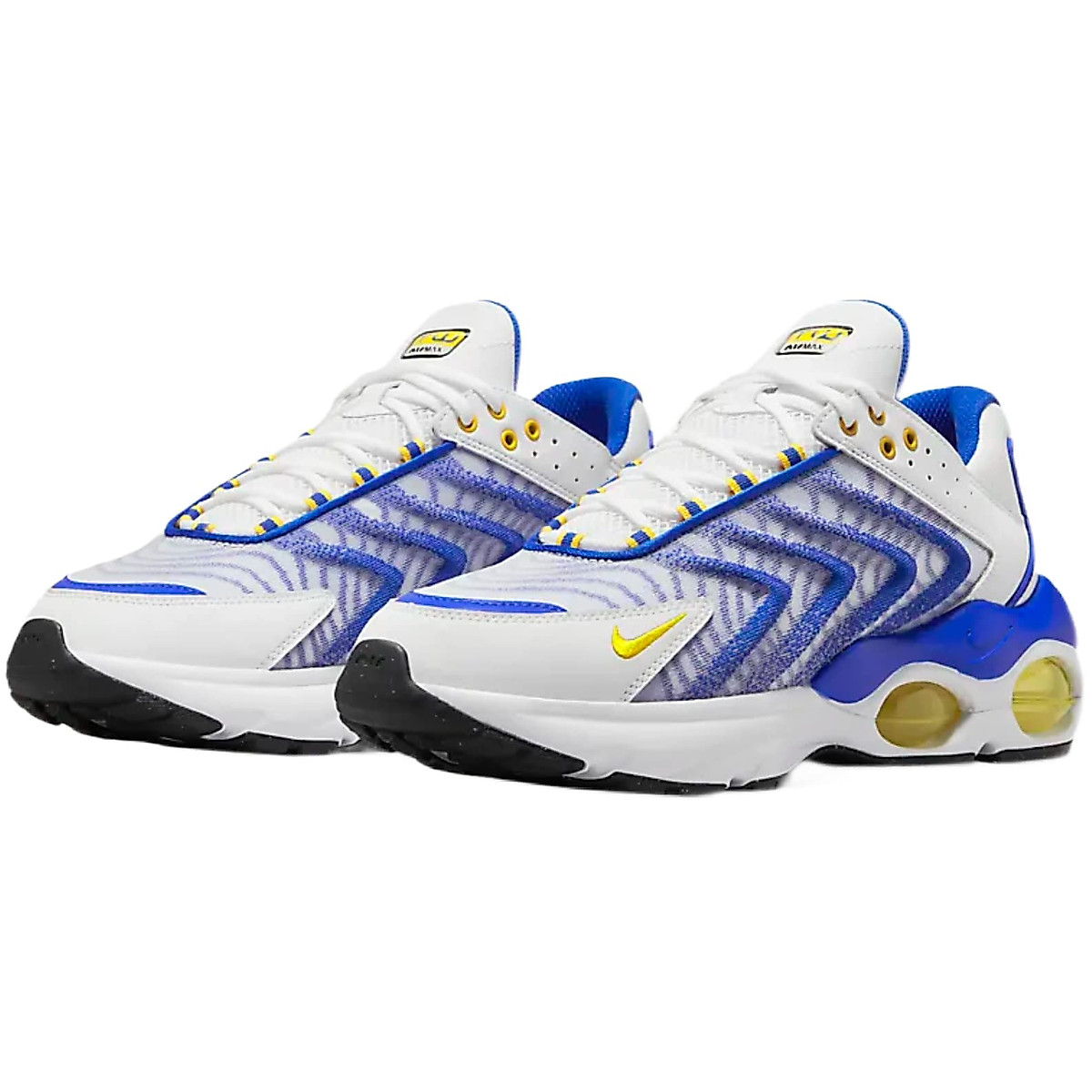 Nike mens Air Max TW Shoes, (Dq3984-100) White/Blue, 11