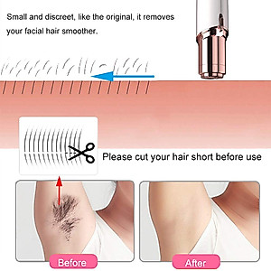 Facial Hair Remover Replacement Heads: Compatible with Finishing Touch Flawless Facial Hair Removal Tool for Women As Seen On TV 18K Gold-Plated Rose Gold (Generation 1 Single Halo)