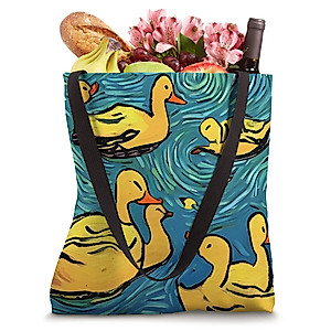 Unique Impressionist Duck Tote Bag