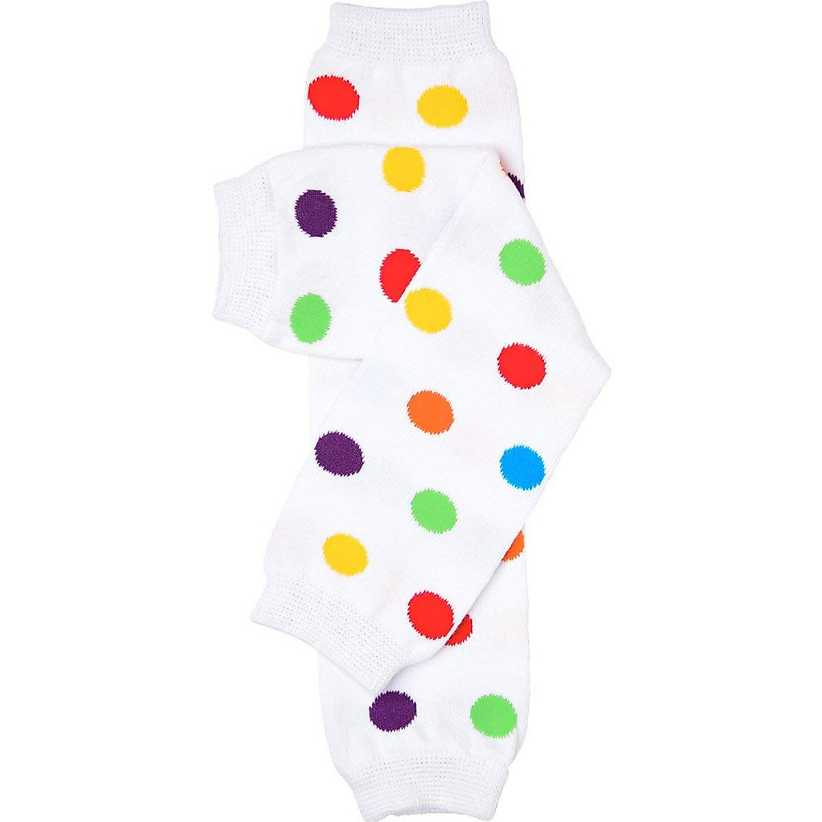 juDanzy Rainbow Polka Dot Baby and Toddler Leg Warmers