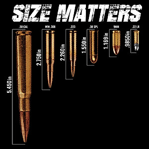 Grunt Style Size Matters - Men's Hoodie (Black, X-Large)