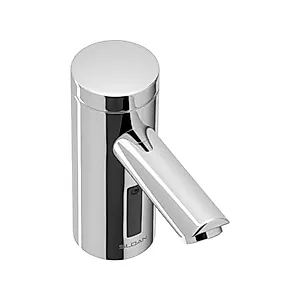 Sloan Optima EAF-250-ISM Sensor Activated Touch-Free Faucet, Commercial Grade with Mounting Hardware, Integrated Side Mixer - 0.5 GPM Battery-Powered Deck-Mounted Mid Body, Polished Chrome, 3335061