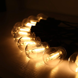 DGE S14 Replacement LED Bulb 6 Pack Replacement String Light Bulbs 1.5 Watt LED Replacement Light Bulb, Shatter-Proof and Waterproof IP65