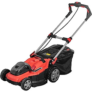 40V Lithium-Ion Electric Lawn Mowers Cordless Walk-Behind Lawn Mowers Electric Lawn Mowers with Bagging Machines, 7 Adjustable Cutting Heights