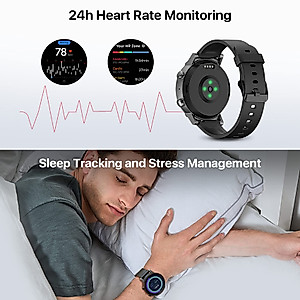 Ticwatch E3 Smart Watch Plus TicPods ANC True Wireless Earbuds Black, E3 Smartwatch Wear OS by Google Monitor Fitness Tracker GPS NFC Mic Speaker IP68 Waterproof iOS/Android Compatible