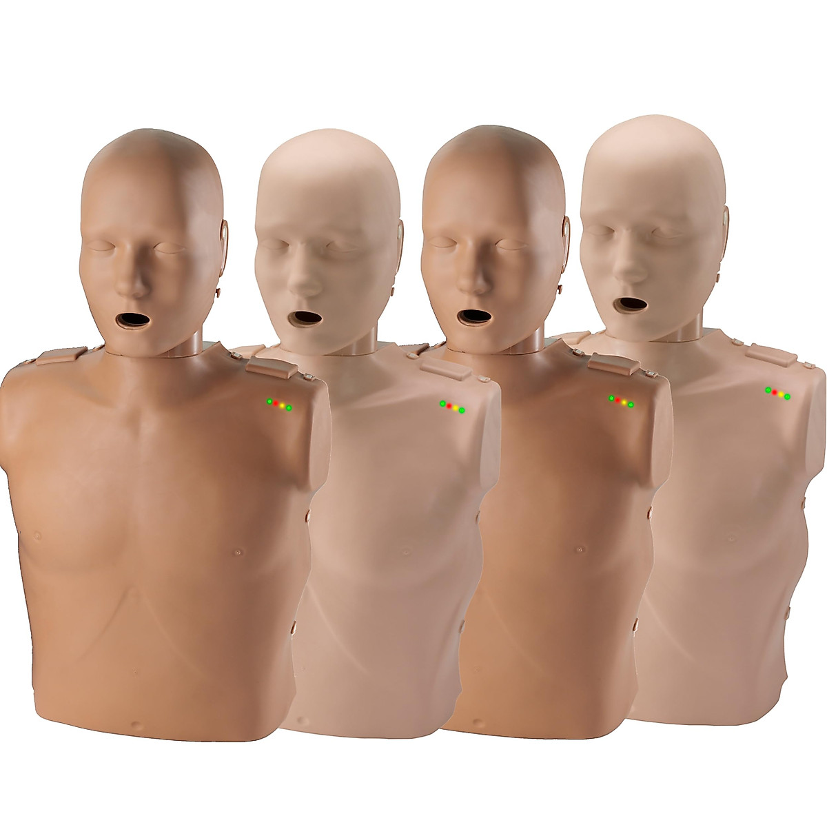 Prestan Professional Adult Diversity Kit CPR Training Manikin 4-Pack (with CPR Monitor) by Prestan Products